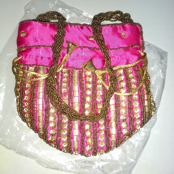 Bags | Indian Pakistani Bridal Purse Pouch | Poshmark